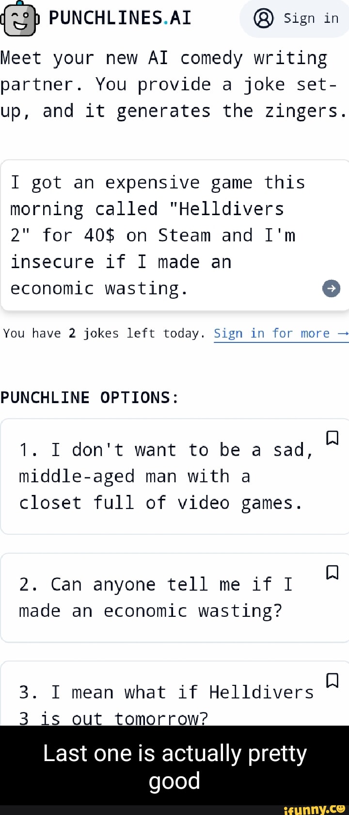 Punchlines memes. Best Collection of funny Punchlines pictures on iFunny