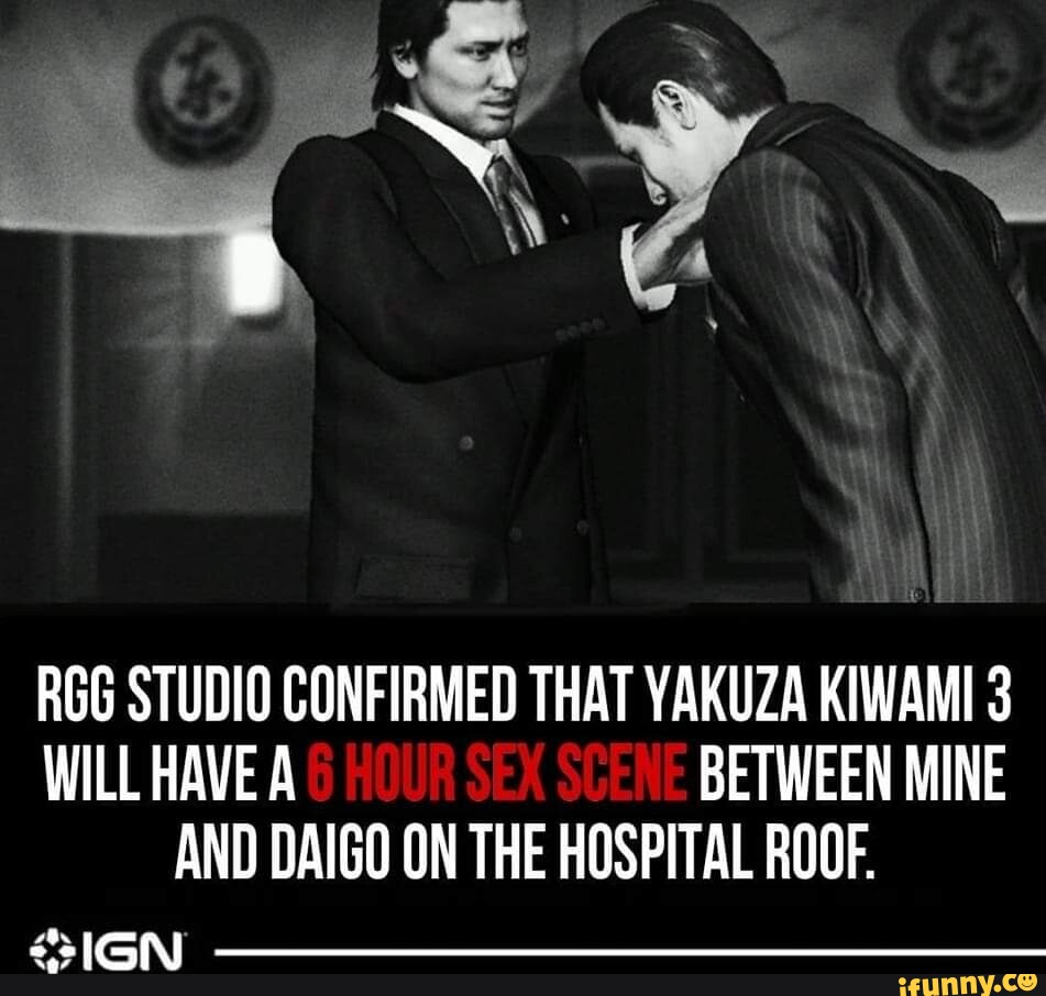 REG STUDIO CONFIRMED THAT YAKUZA KIWAMI 3 WILL HAVE A BETWEEN MINE AND DAIGO ON THE HOSPITAL ...