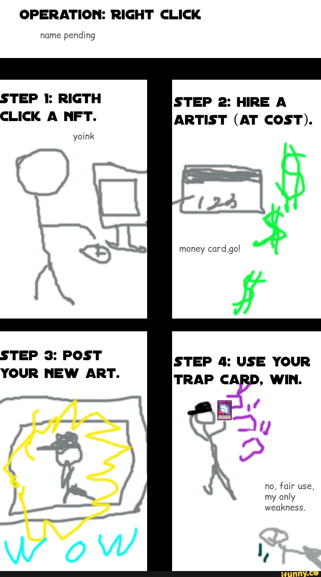 OPERATION: RIGHT CLICK name pending STEP RIGTH CLICK A NFT. yoink STEP ...