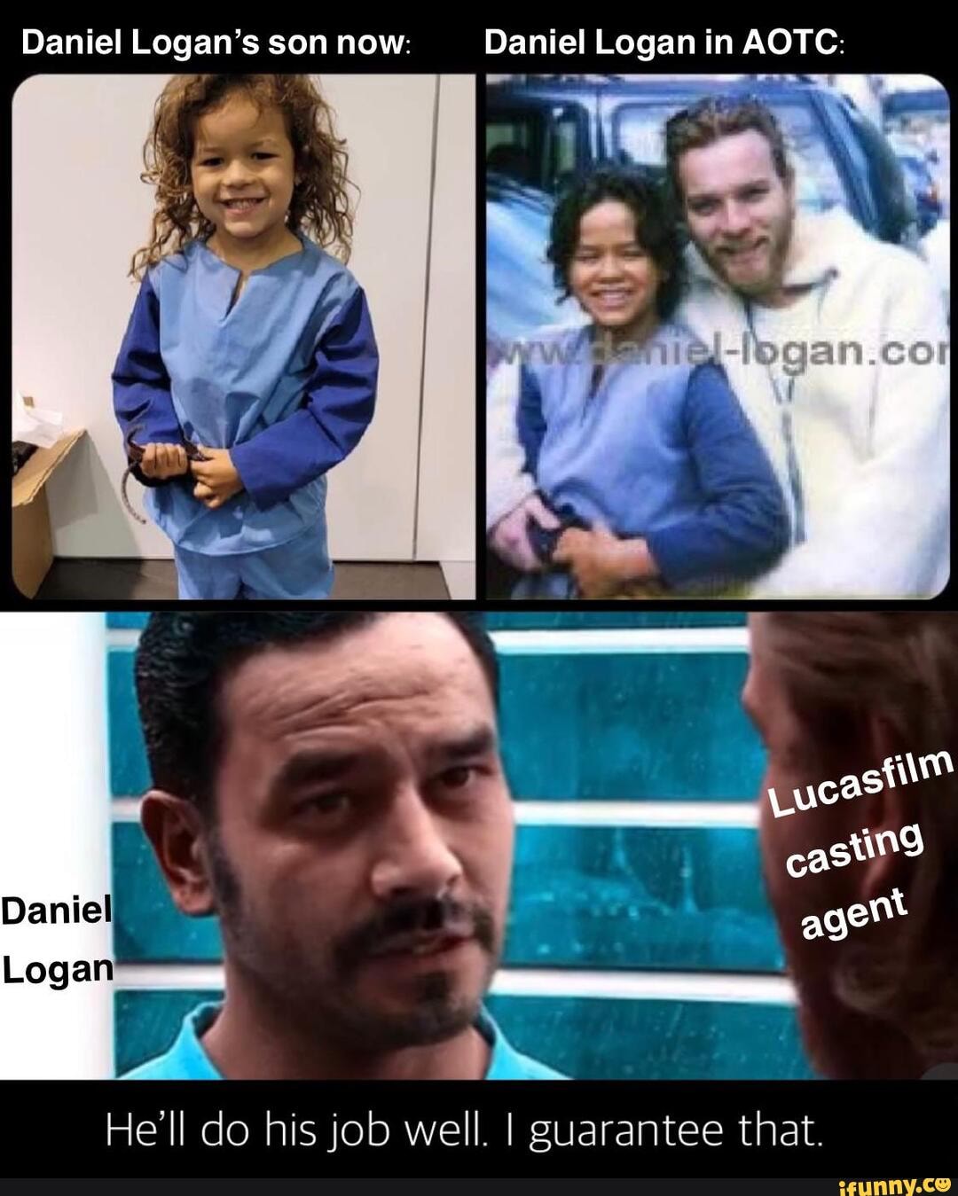 Daniel Logan's son now: Daniel Logan in AOTC: Logan He'll do his job ...