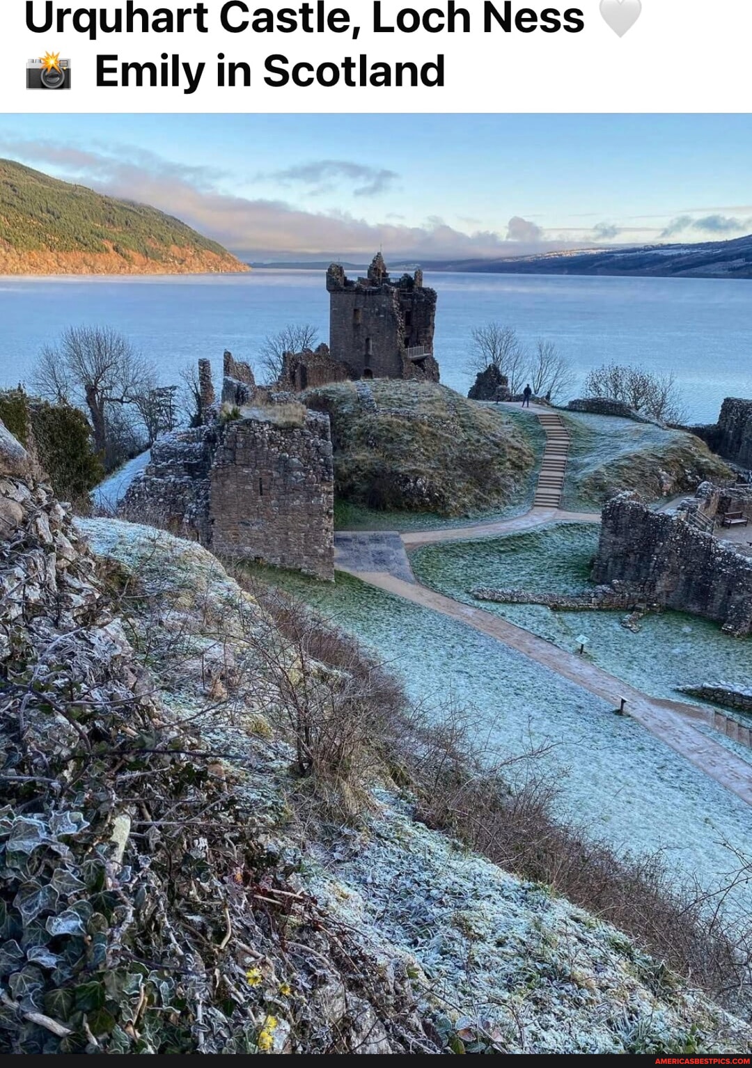 Urqu art Castle, Loch Ness Emily in Scotland - America’s best pics and ...