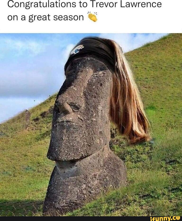 Congratulations to Trevor Lawrence on a great season AS - iFunny