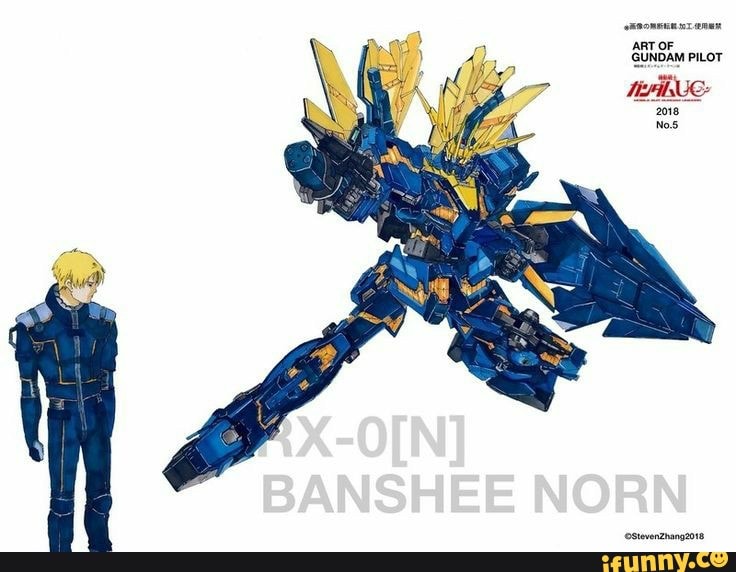 ART OF GUNDAM PILOT BANSHEE NORN - iFunny Brazil