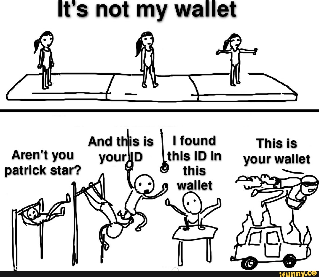 Patrick Star Its Not My Wallet