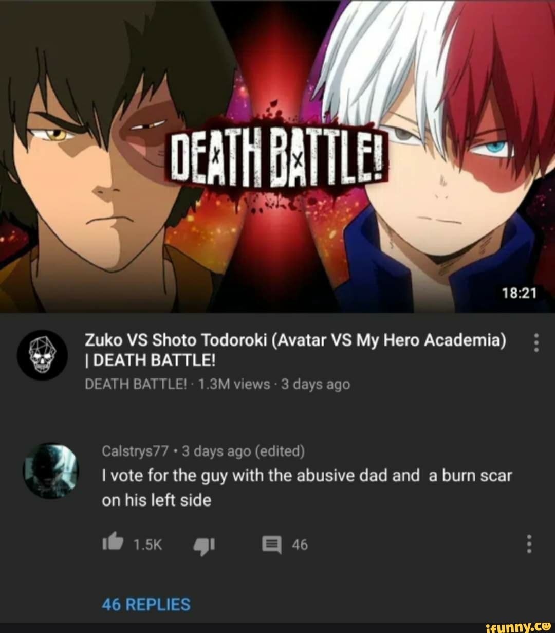 Zuko VS Shoto Todoroki (Avatar VS My Hero Academia) I DEATH BATTLE ...