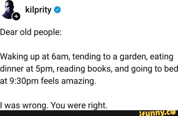 Threw out my back sleeping and tweaked my neck sneezing so I'm probably ...