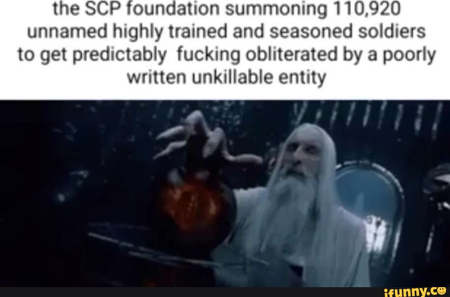 The Scp Foundation Summoning 110 920 Unnamed Highly Trained And