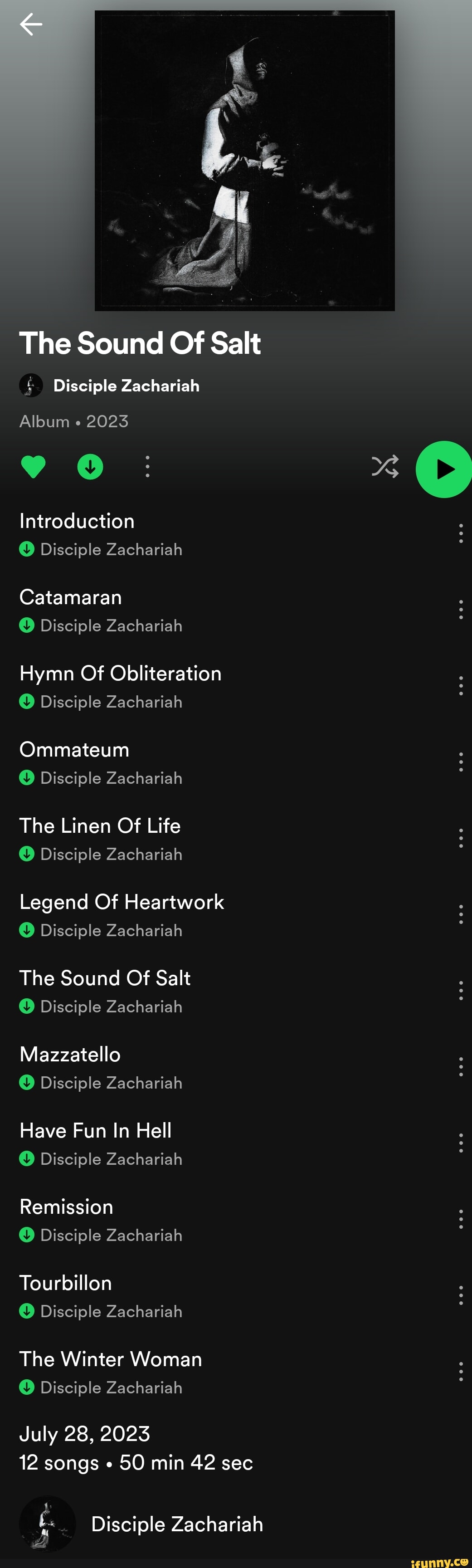 The Sound Of Salt Disciple Zachariah Album 2023 9 O : Introduction ...