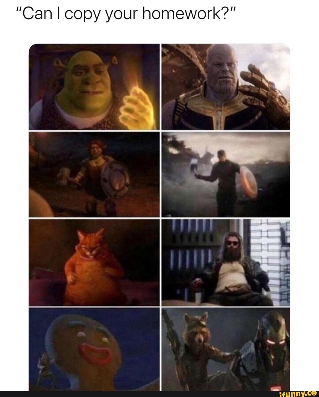 “Can I copy your homework?” - iFunny