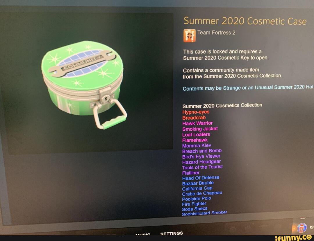 Summer 2020 Cosmetic Case I Team Fortress 2 This case is locked and ...