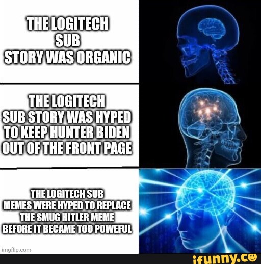 THE LOGITECH SUB STORY WAS ORGANIC SUB STORY WAS HYPED KEEP HUNTER ...