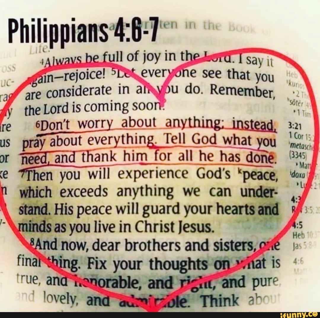 Philippians #-6-1"" +Aly full of joy in the kerthT say al everyOne see ...