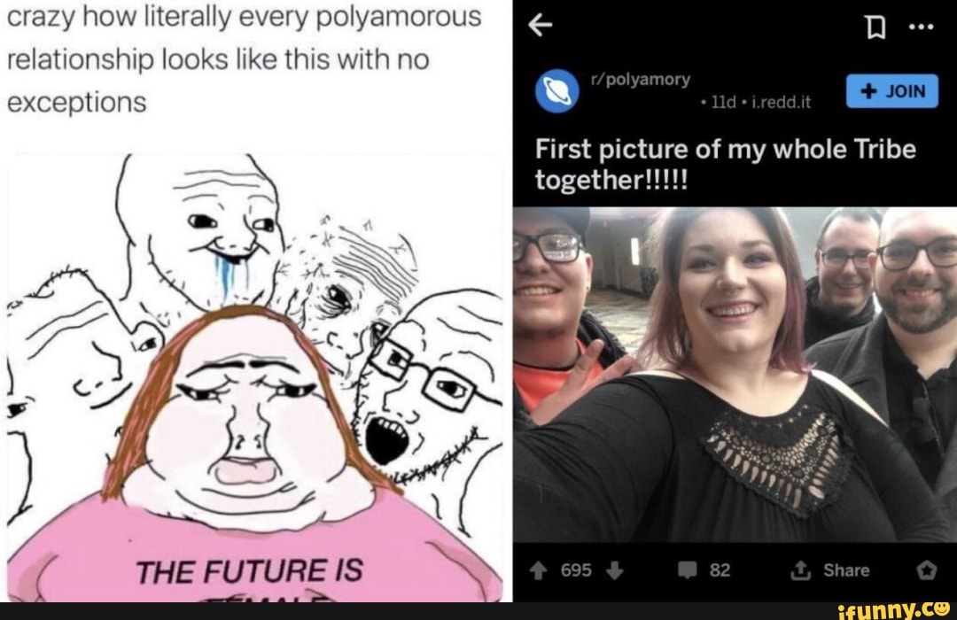 Crazy how literally every polyamorous relationship looks like this with ...