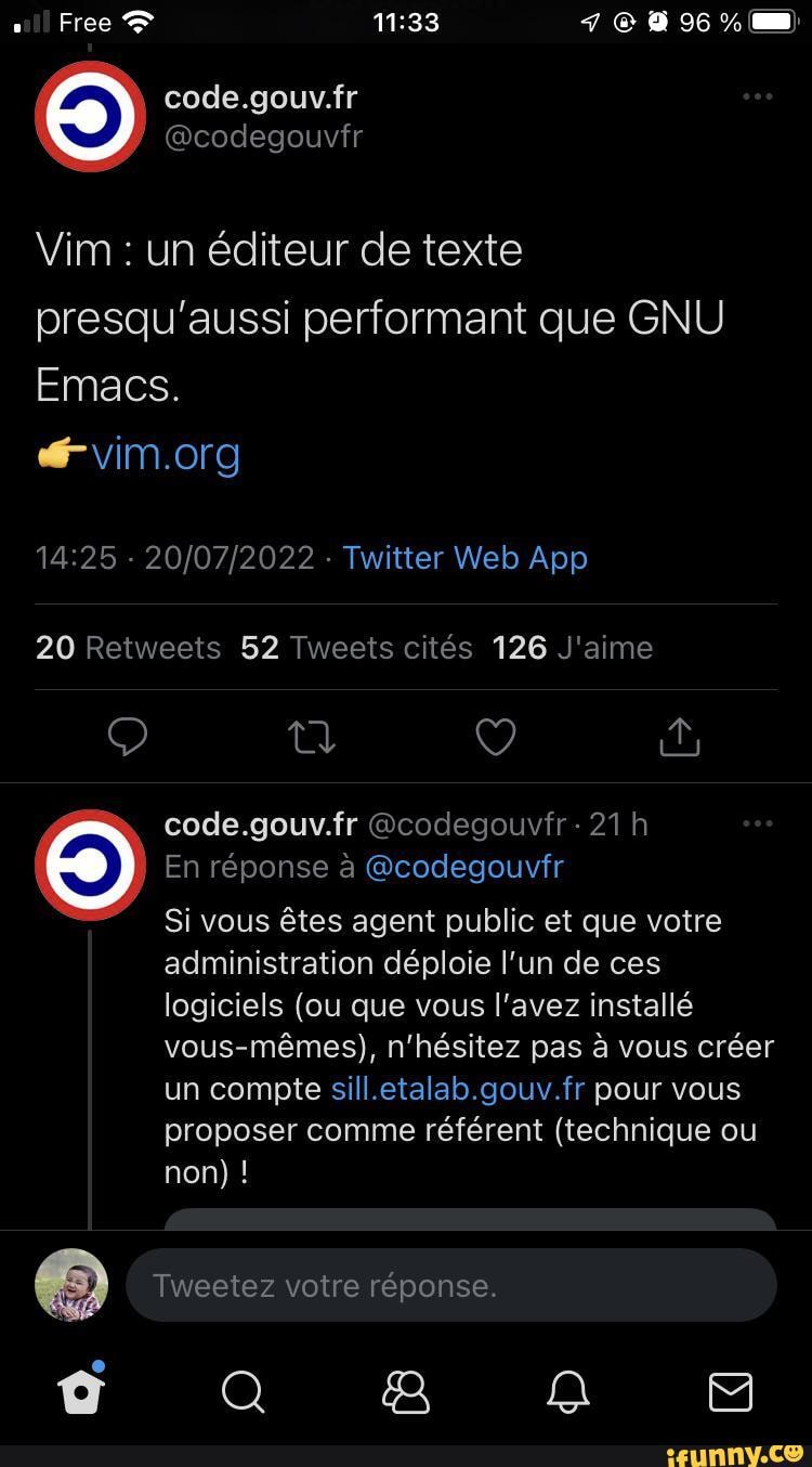 Emacs memes. Best Collection of funny Emacs pictures on iFunny