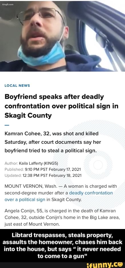 LOCAL NEWS Boyfriend speaks after deadly confrontation over political ...