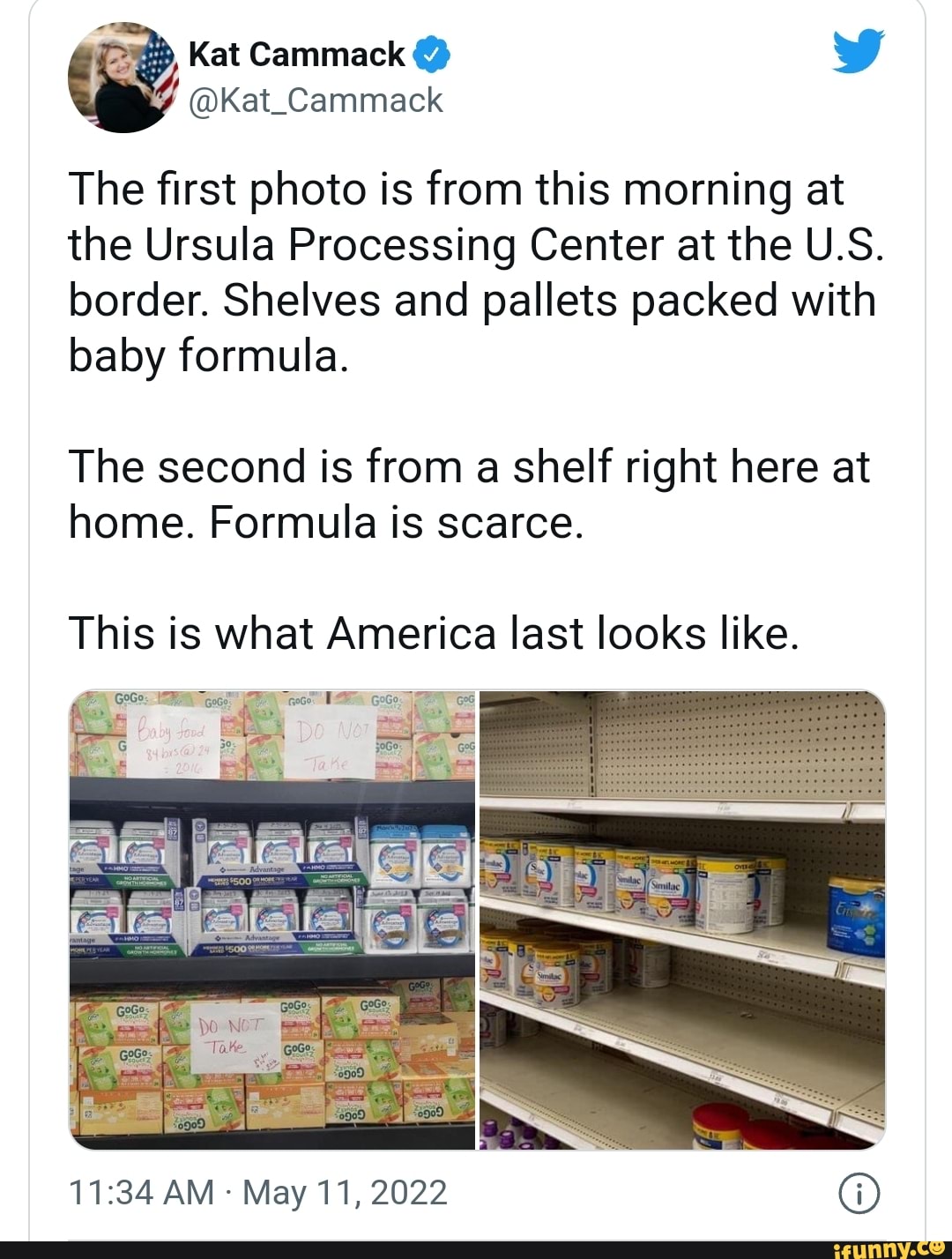 WW Kat Cammack @Kat_Cammack The first photo is from this morning at the ...