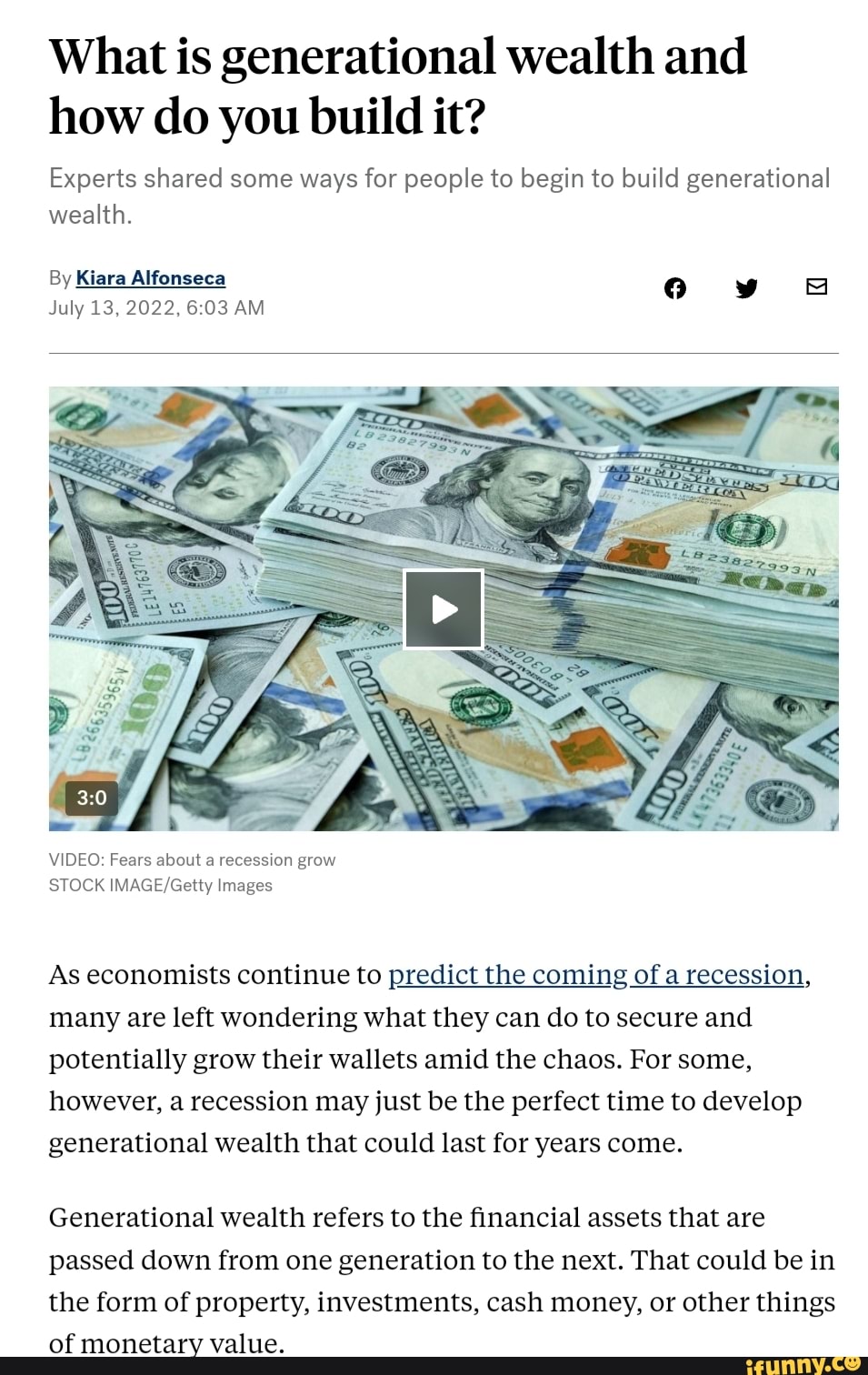 What is generational wealth and how do you build it? Experts shared ...