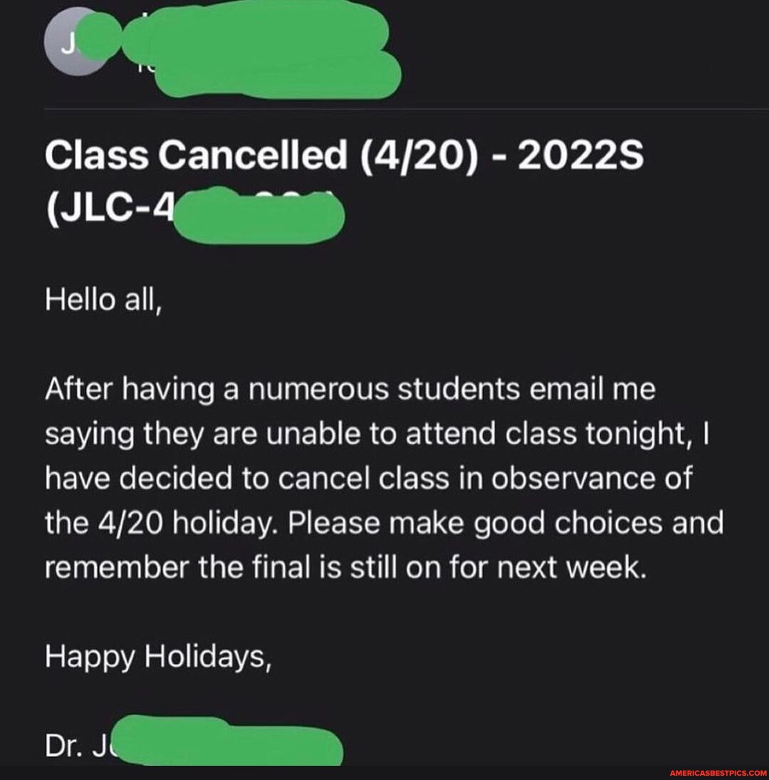 Enjoy the holiday cougs - Class Cancelled - 2022S Hello all, After ...