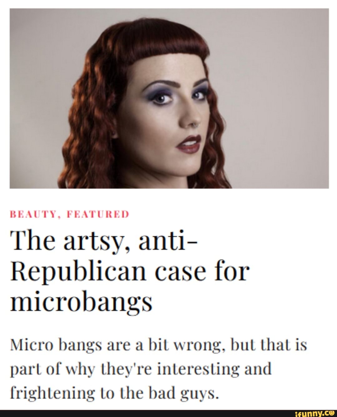 Microbangs memes. Best Collection of funny Microbangs pictures on iFunny