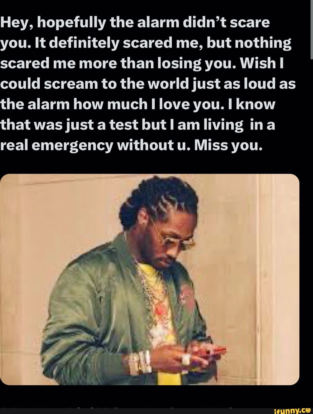 Hey, hopefully the alarm didn't scare you. It definitely scared me, but ...