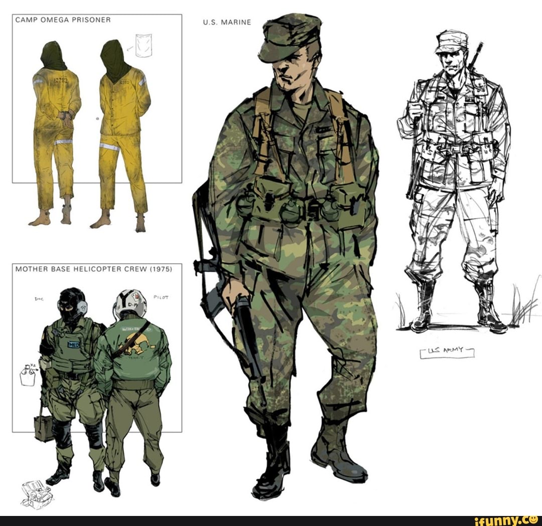 CAMP OMEGA PRISONER U.S. MARINE MOTHER BASE HELICOPTER CREW (1975) - iFunny