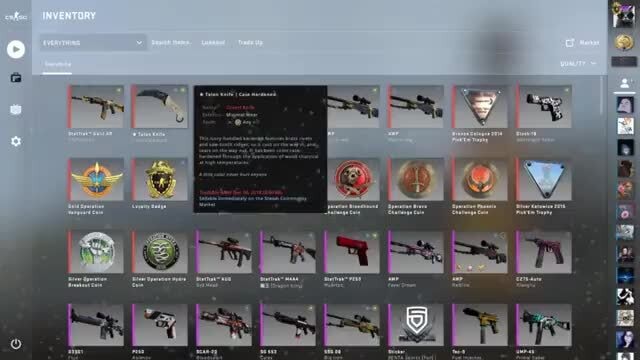 MW Talon Knife - Case Hardened (Danger Zone Case) - )