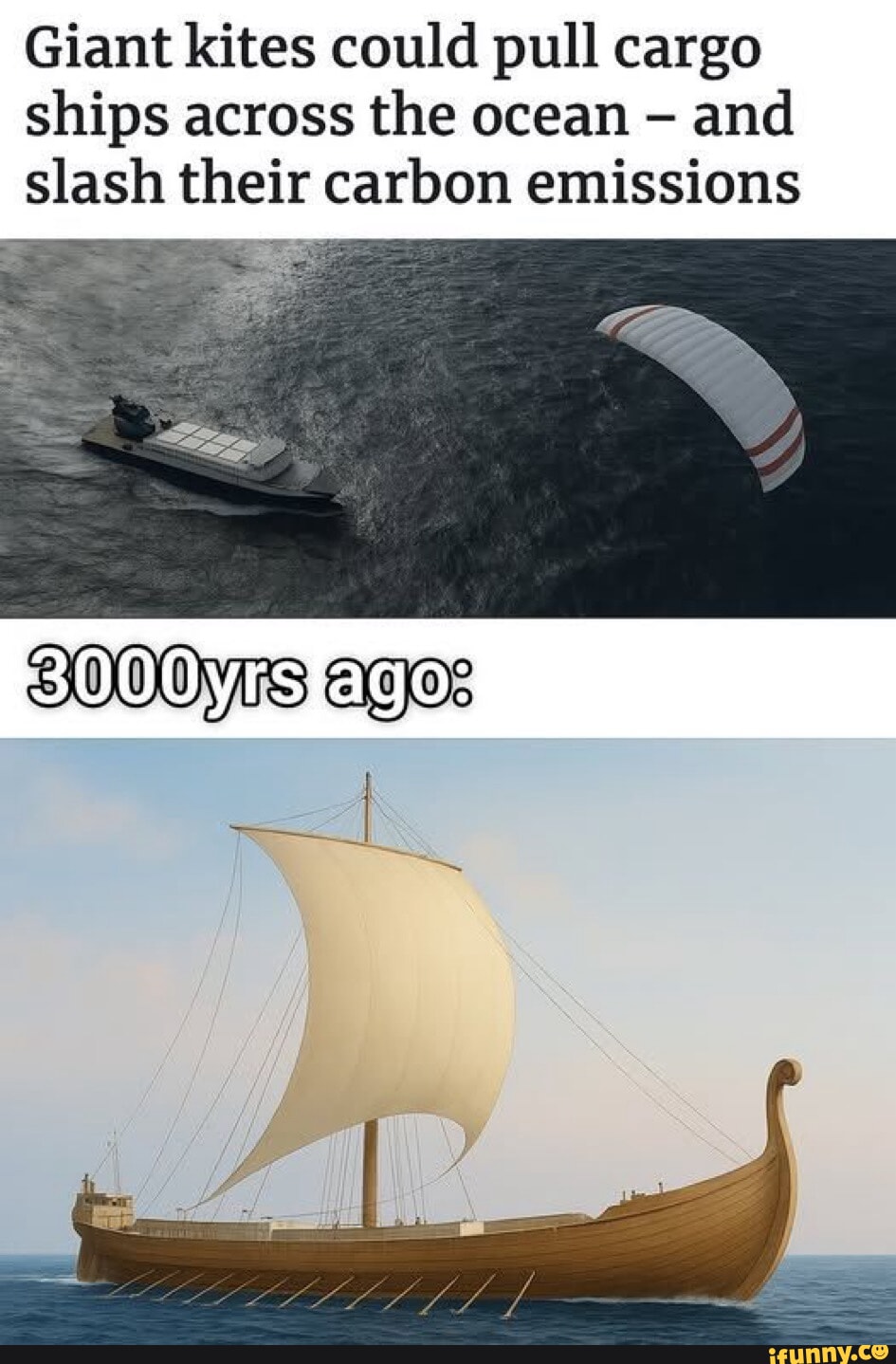 Giant kites could pull cargo ships across the ocean and slash their ...