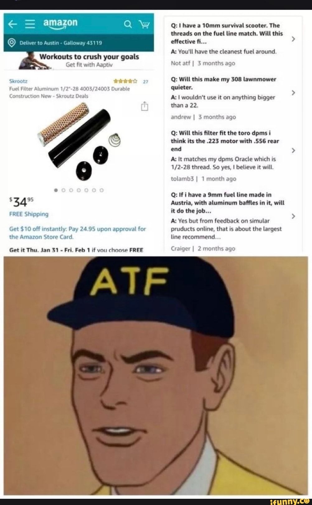 = amazon eliver to Austin Galloway 4311 Workouts to crush your goals ...