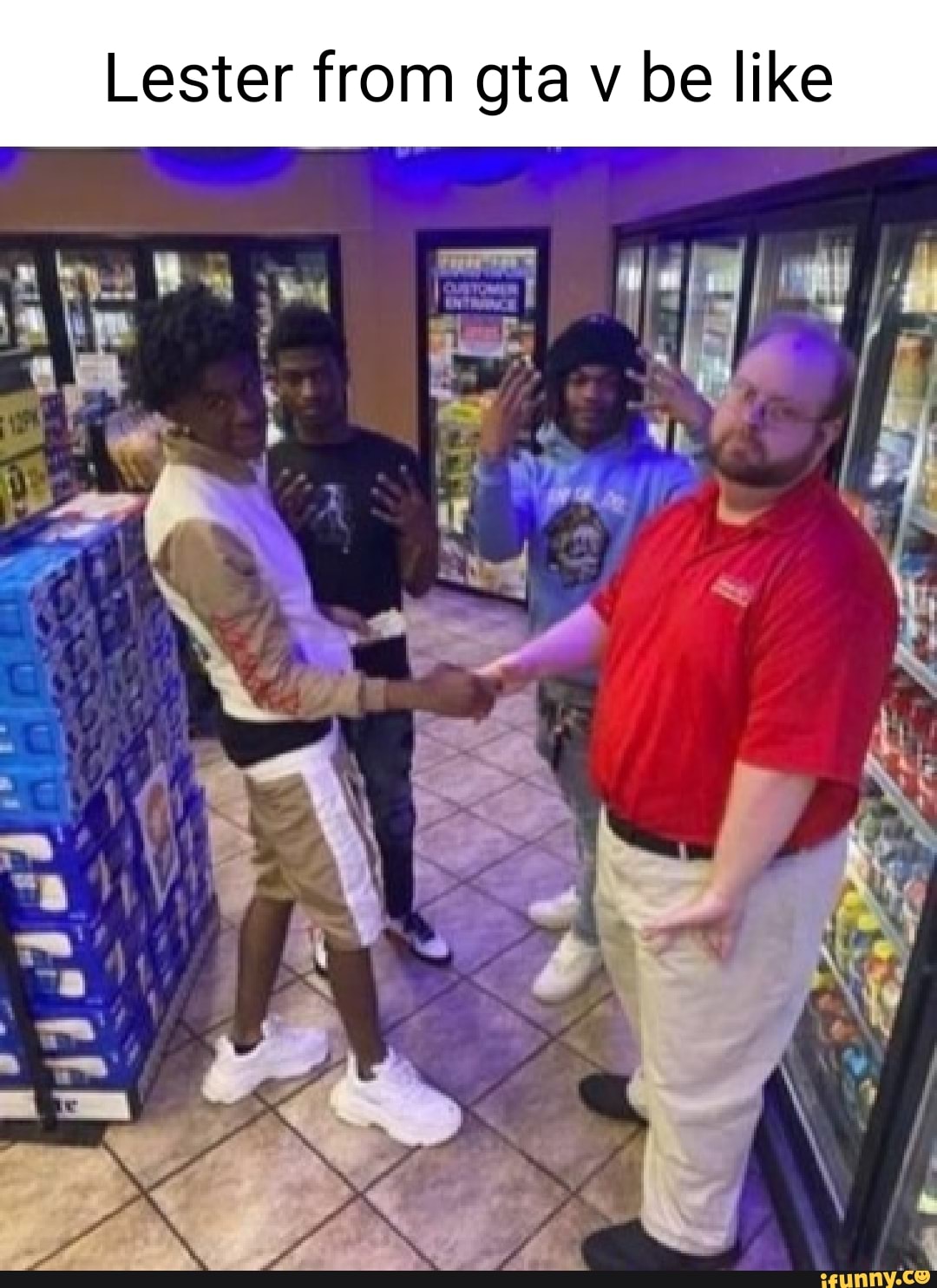 Lester from gta v be like - iFunny