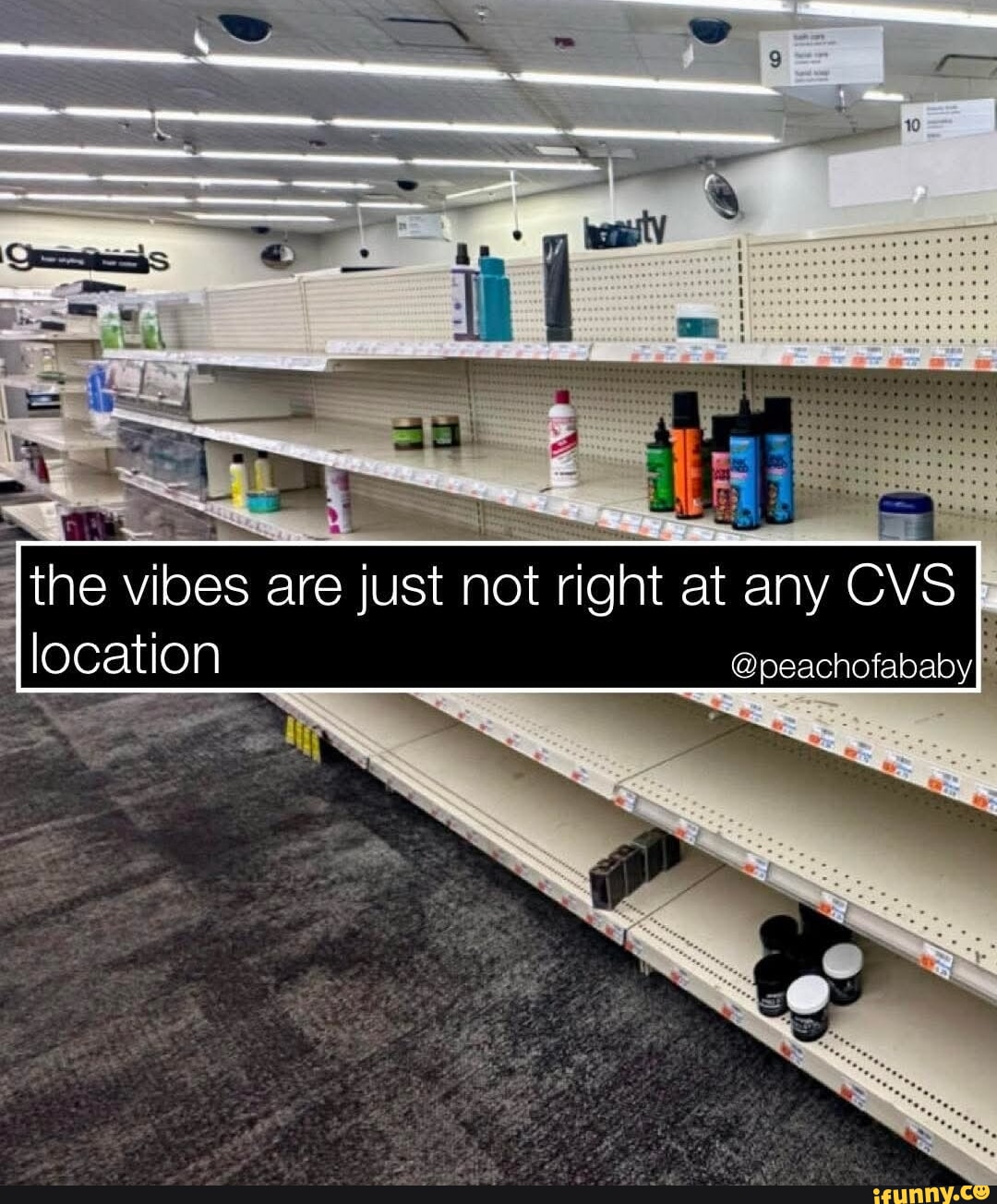 Chofababy @pea location the vibes are just not right at any CVS - iFunny