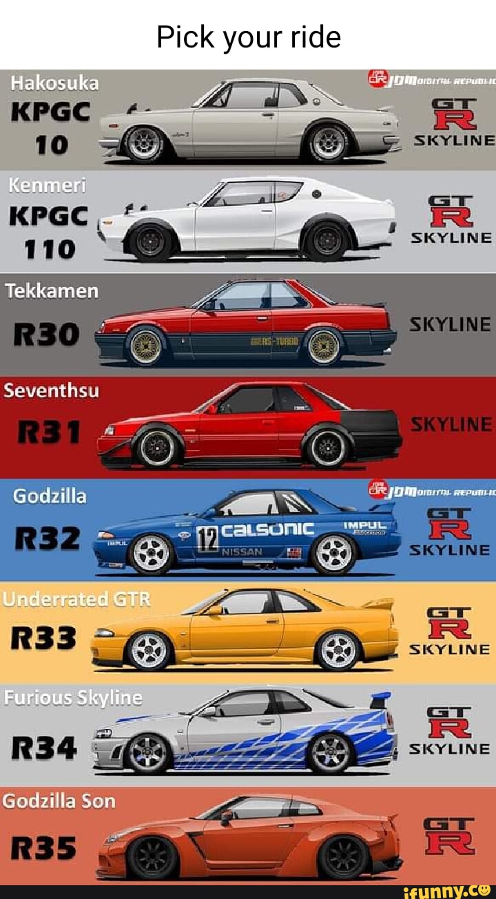 Pick your ride Hakosuka aT SKYLINE SKYLINE SKYLINE Kenmeri Tekkamen [RE ...