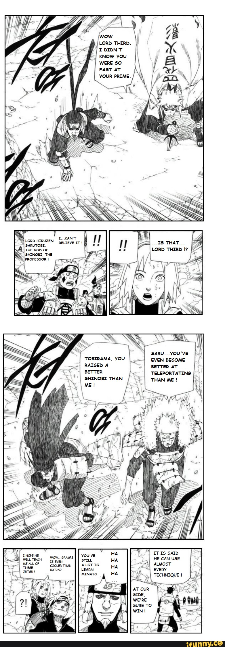 Friendly reminder that PRIME HIRUZEN is the strongest character : r/Naruto