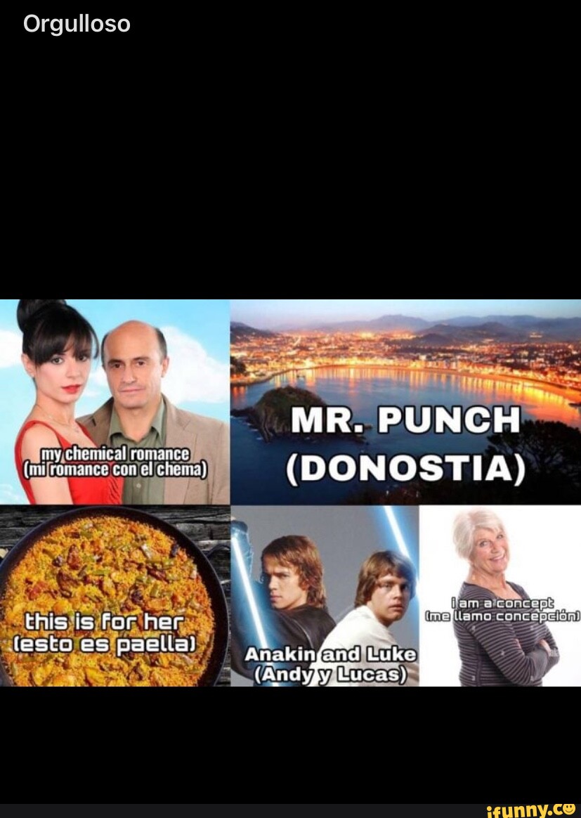 Orgulloso chemical nc this is for her festo es paeila} MR. PUNCH ...