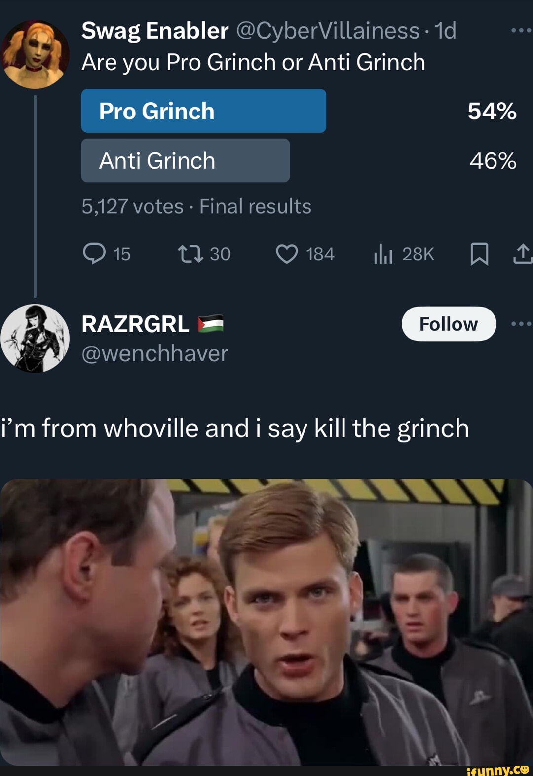 Swag Enabler @CyberVillainess - Are you Pro Grinch or Anti Grinch Pro ...