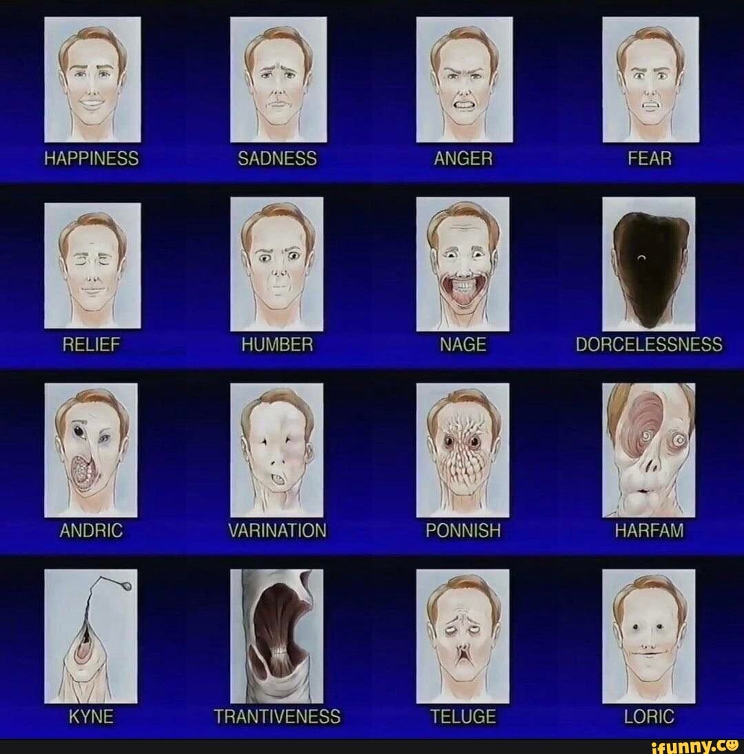 HAPPINESS SADNESS RELIEF HUMBER ANDRIC VARINATION KYNE TRANTIVENESS ...