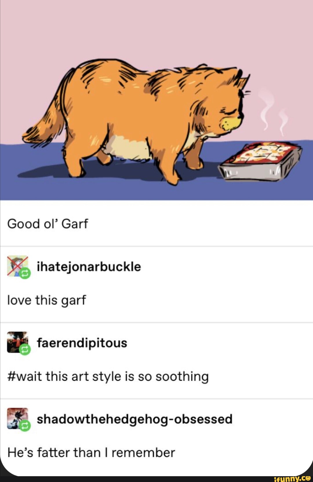 Good ol' Gar ihatejonarbuckle love this garf #wait this art style is so ...