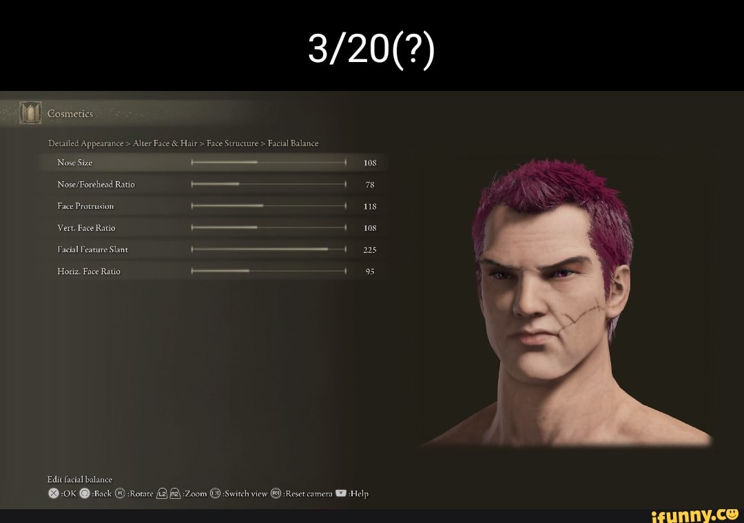 Detailed Appearance Alter Face & Hair Face Structure > Facial Balance ...