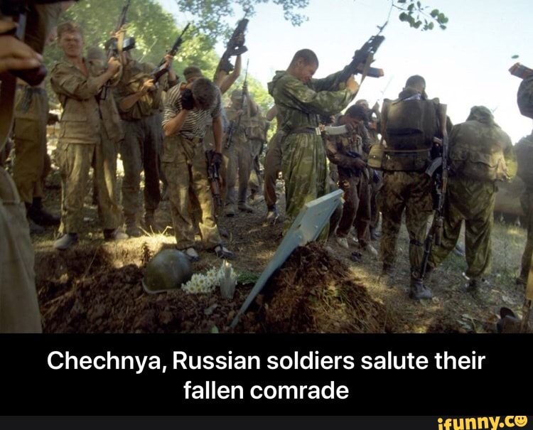Chechnya, Russian soldiers salute their fallen comrade - Chechnya ...