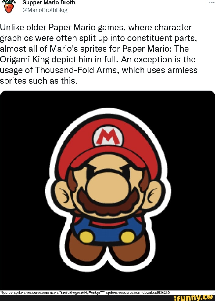 Supper Mario Broth Unlike older Paper Mario games, where character ...