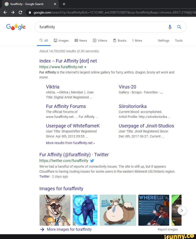 O furaffnity Google Search E Bere or QA Elimages ElNews [videos [Books ...