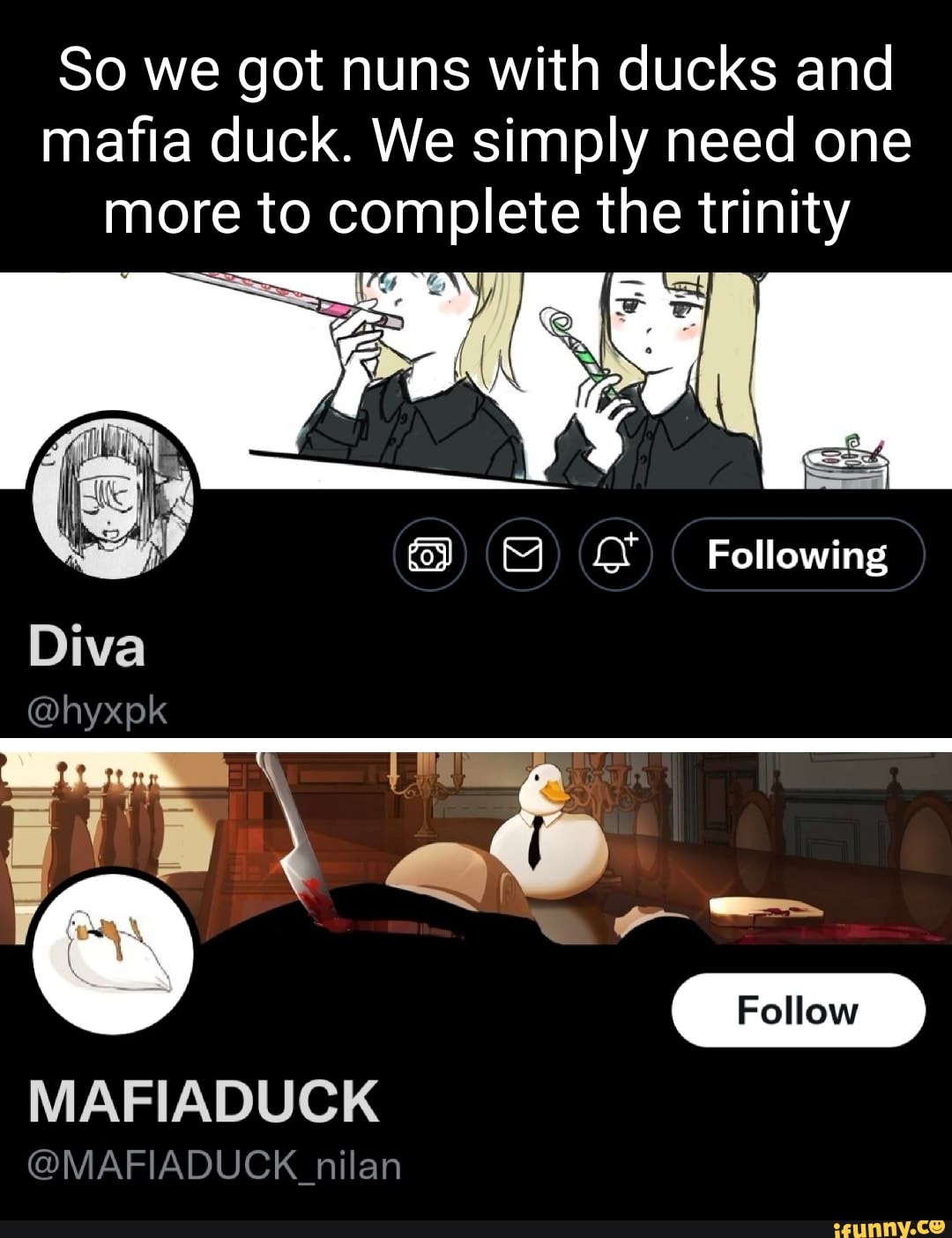 Mafiaduck memes. Best Collection of funny Mafiaduck pictures on iFunny