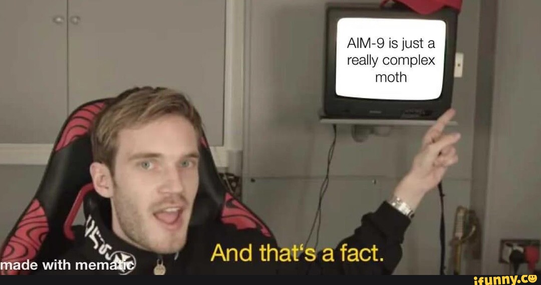 AIM is just a really complex moth made with meme: And that's fact. - iFunny
