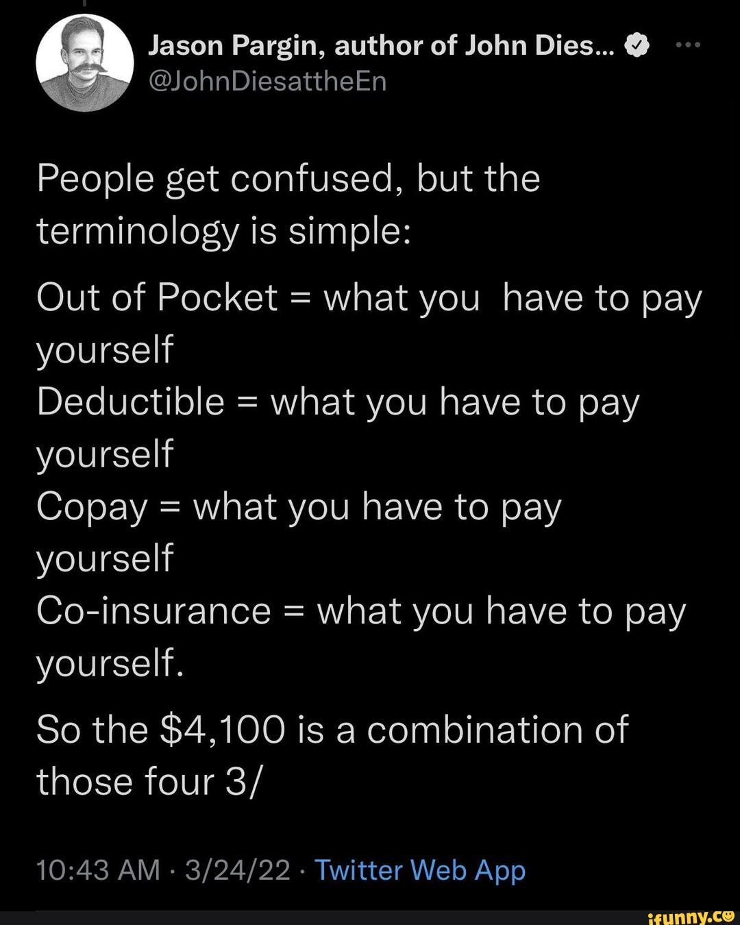 The American Healthcare System at its finest - People get confused, but ...