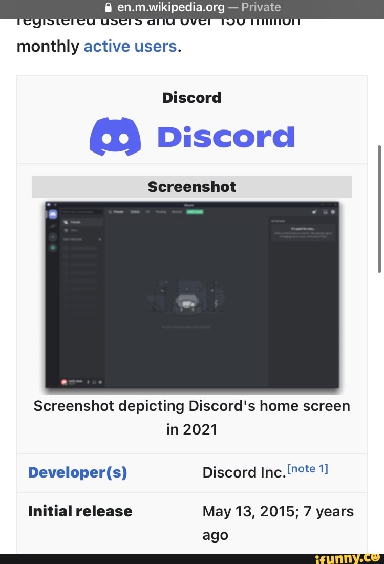 - Private monthly active users. Discord pDiscora Screenshot Screenshot ...