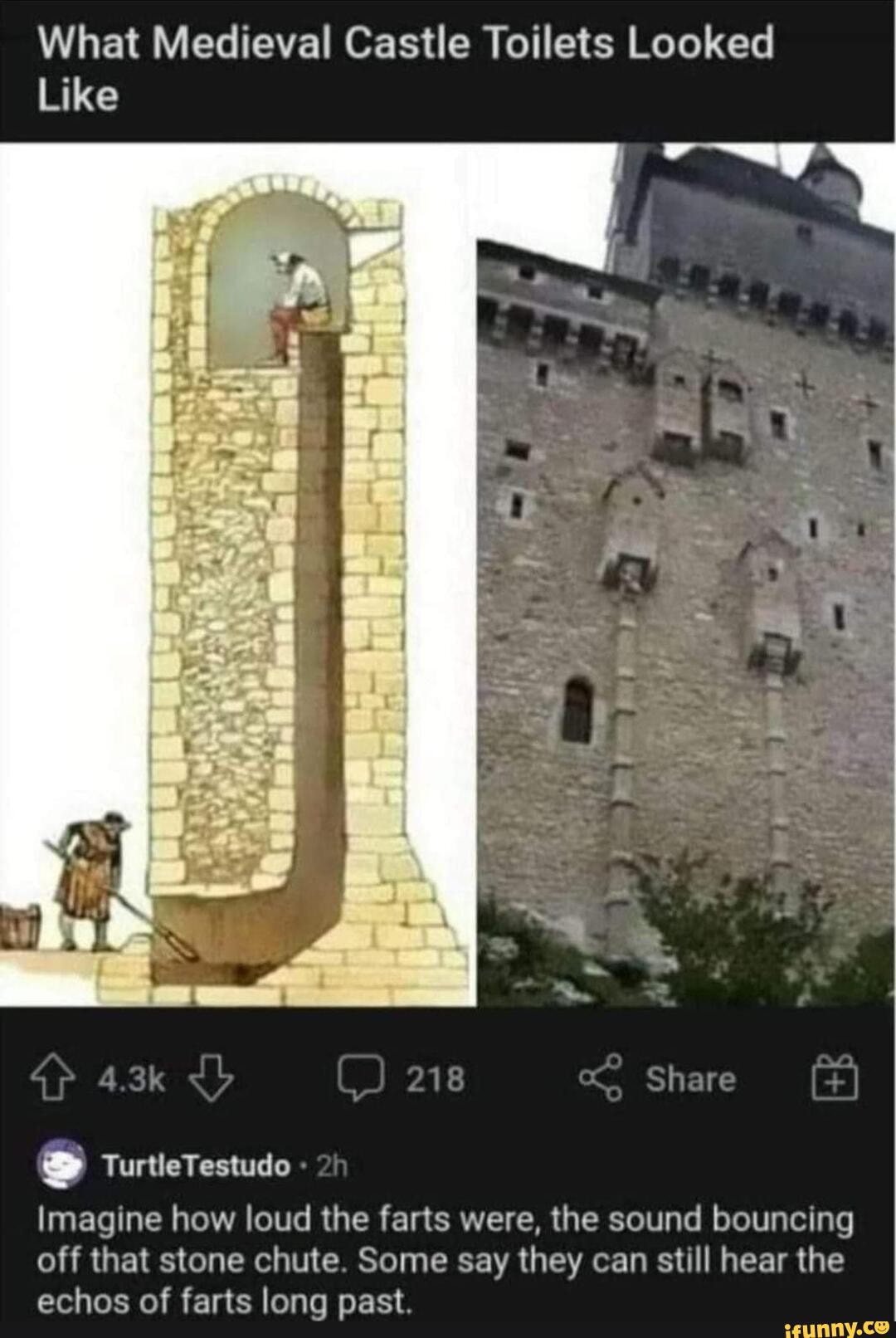 What Medieval Castle Toilets Looked Like Imagine how loud the farts ...