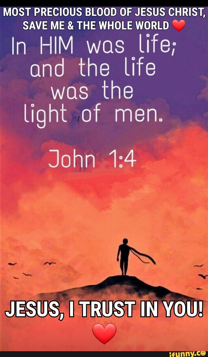 MOST PRECIOUS BLOOD OF JESUS CHRIST, SAVE ME & THE WHOLE WORLD In HIM ...