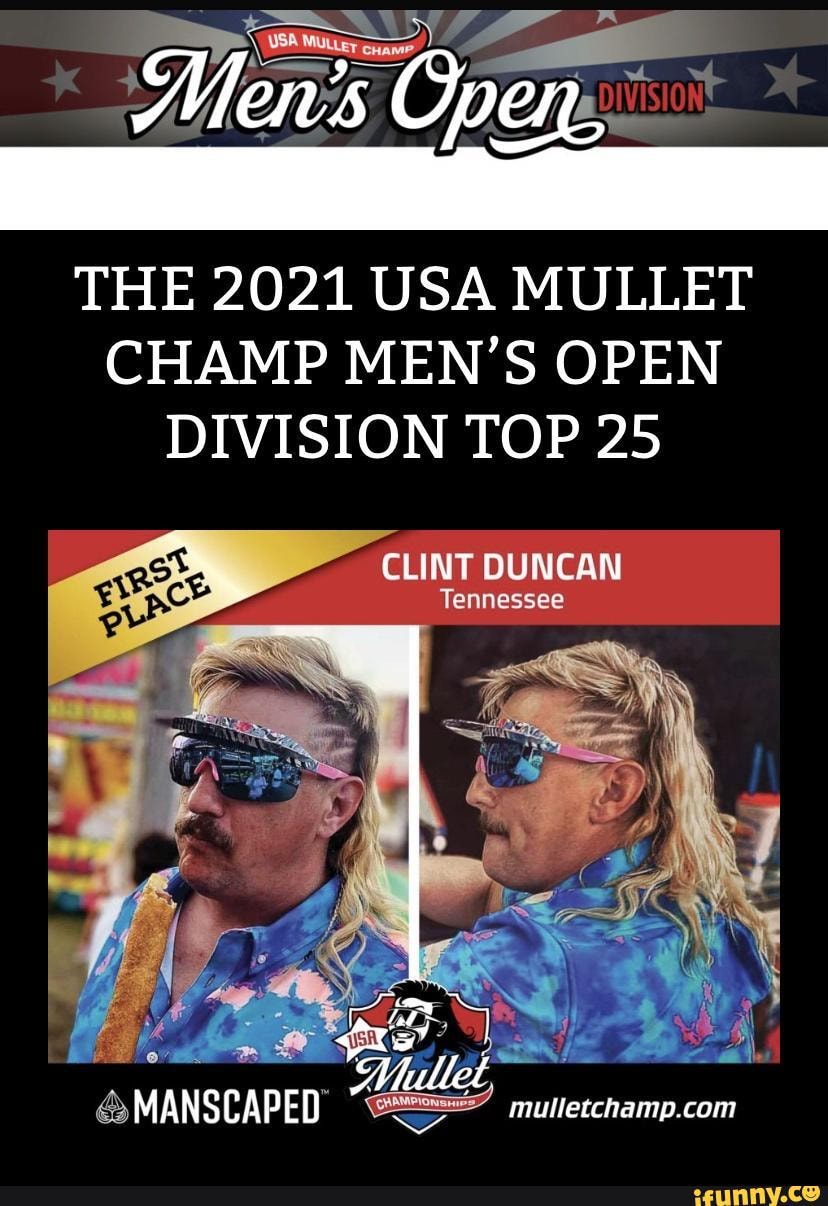 Oh, My! Is The Mullet Hairstyle Back? There’s Even a U.S. Contest for ...