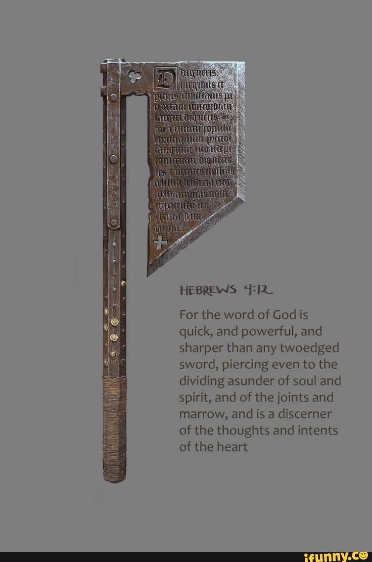 I HEBREWS For the word of God is quick, and powerful, and sharper than ...