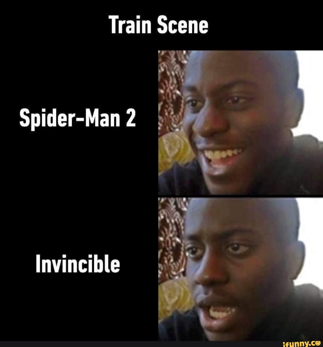 Train Scene Spider-Man 2 Invincible - iFunny