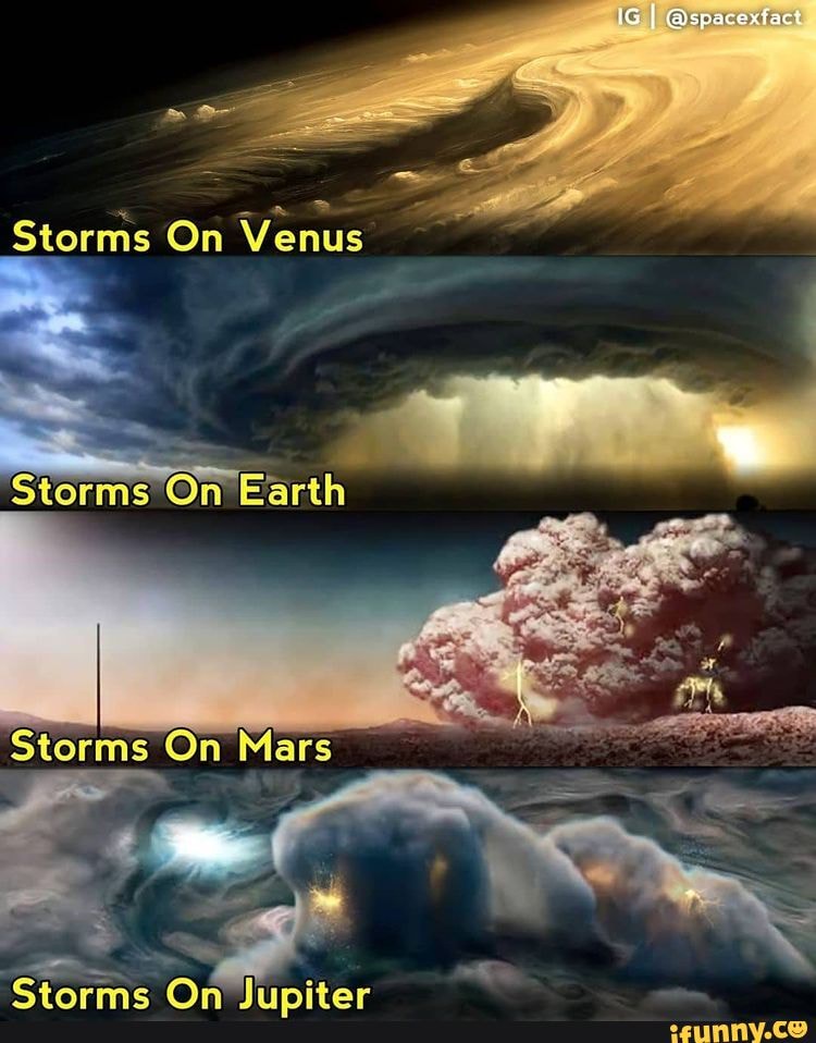 Storms On Venus Storms On Earth Storms On Mars Charme Tinitar - iFunny
